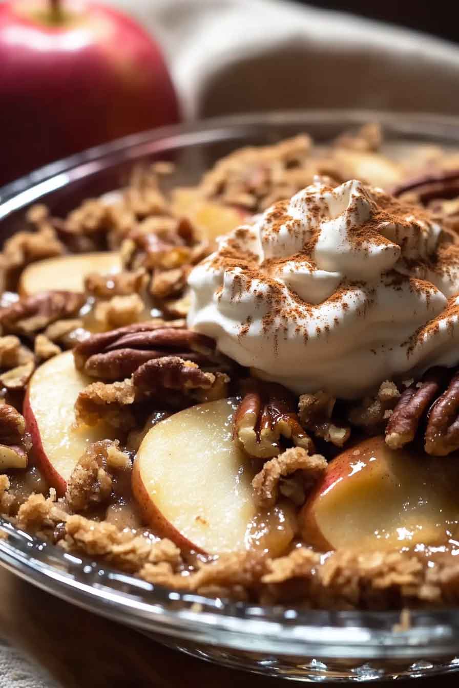 Autumn Apple Pecan Crisp Recipe - My Cook Point