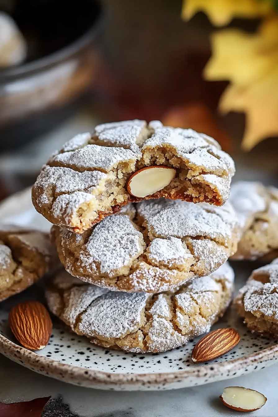 Autumn Spiced Almond Cookies - My Cook Point