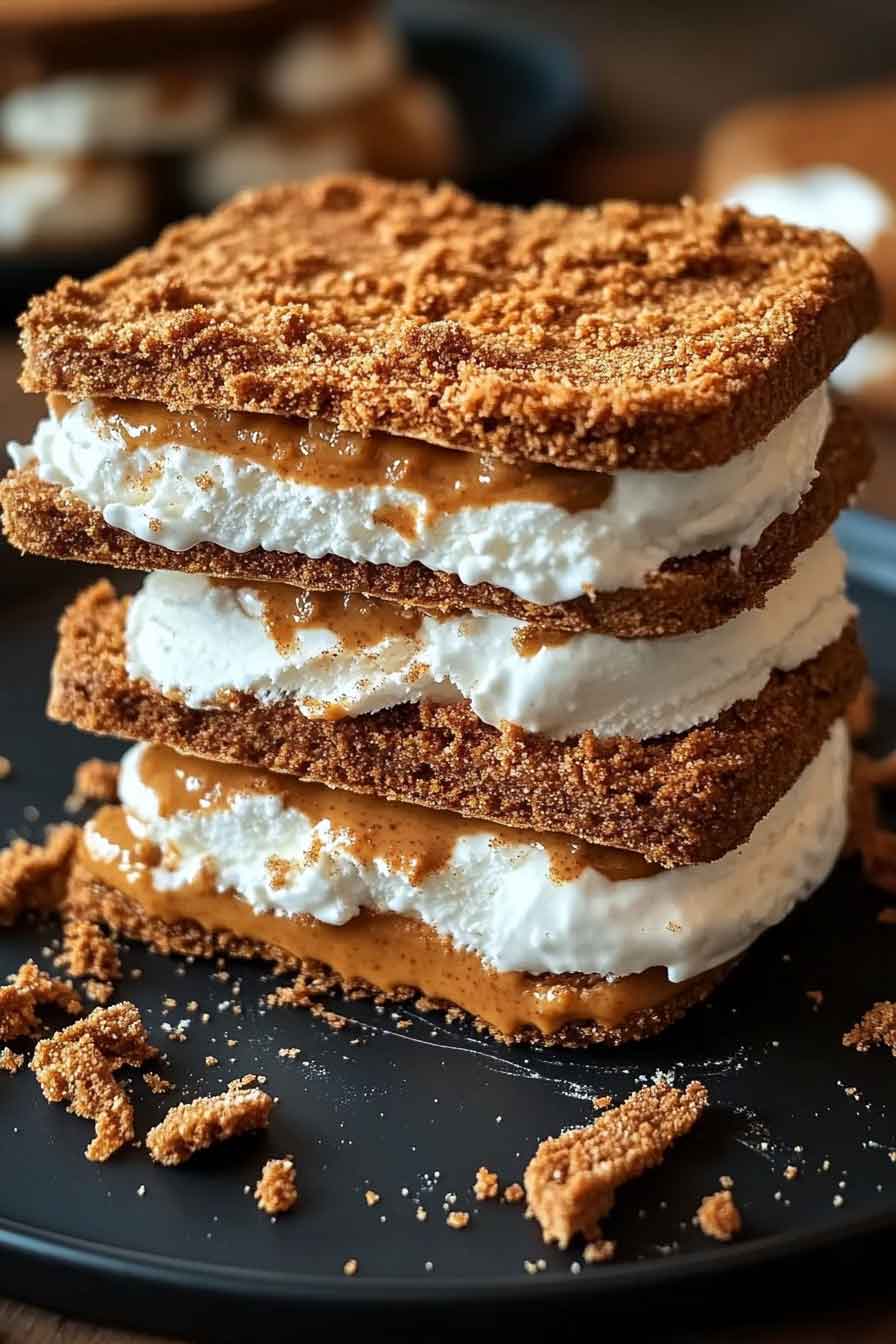 Biscoff Pumpkin Spice Ice Cream Sandwiches - My Cook Point
