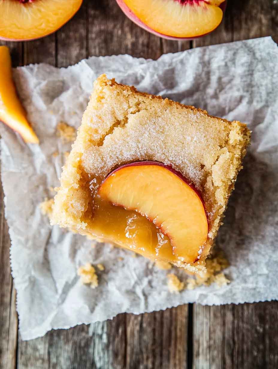 Brown Sugar Peach Cake Recipe - My Cook Point