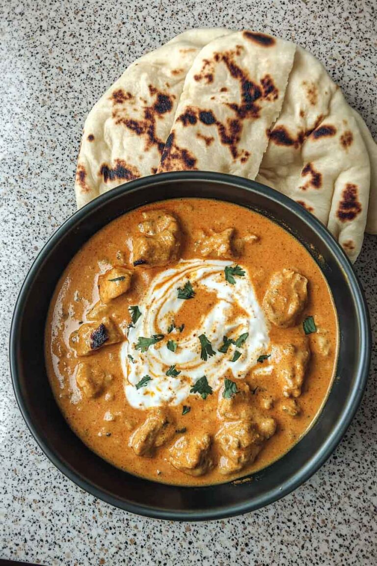Butter Chicken & Garlic Naan - My Cook Point