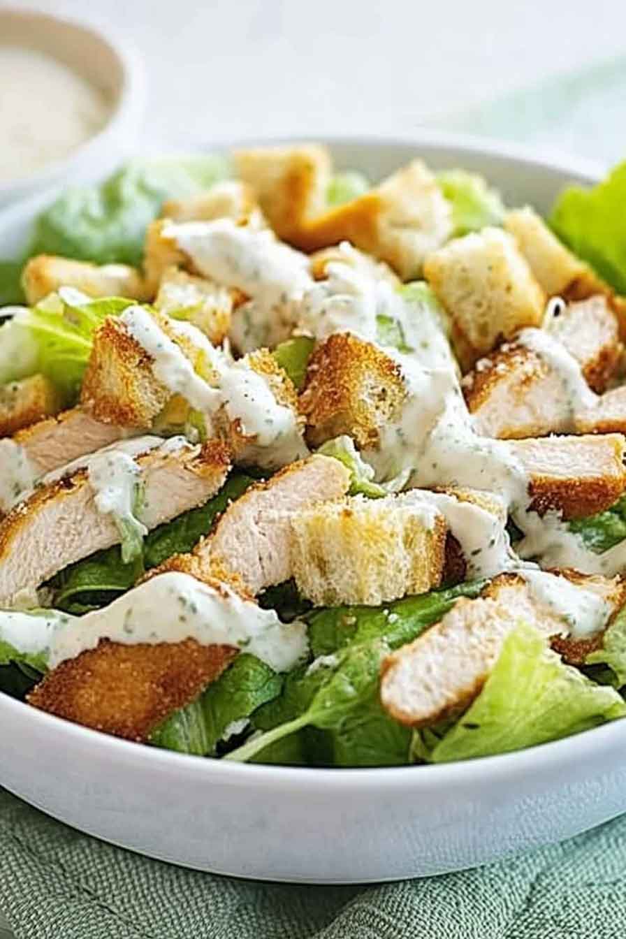 How to Serve Chicken Caesar Salad - My Cook Point