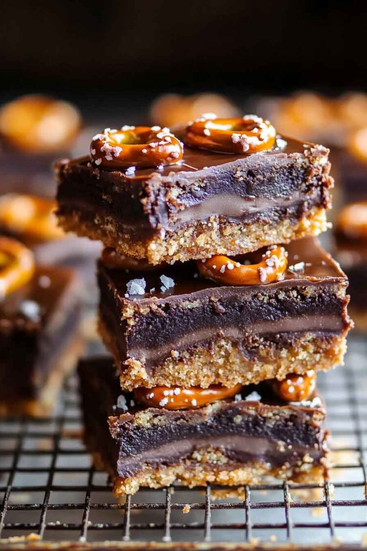 Chocolate Caramel Pretzel Bars Sweet Salty – The Ultimate Sweet & Salty ...