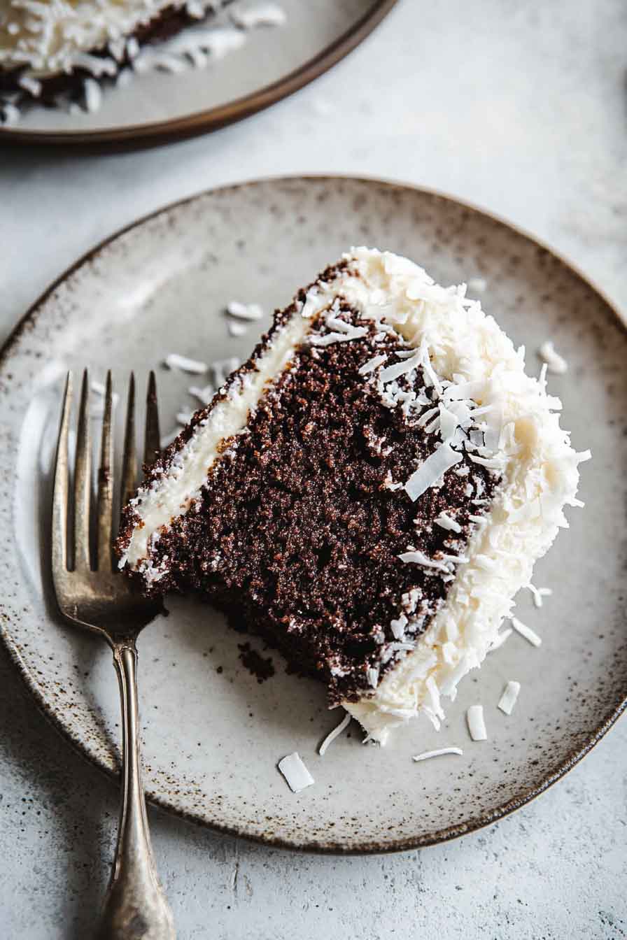 Chocolate Coconut Cake - My Cook Point