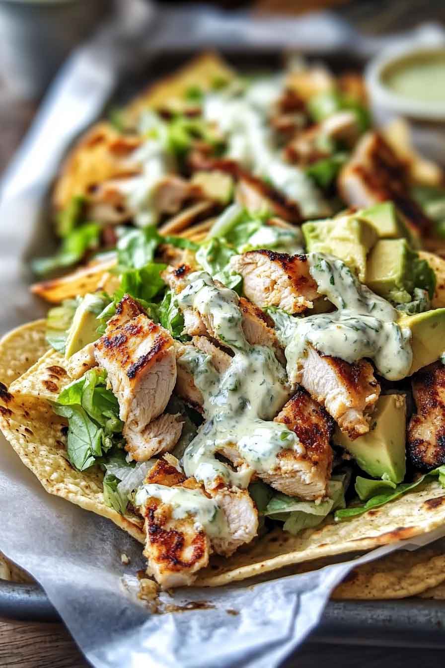 Crispy Chicken Caesar Nachos – A Bold Fusion of Flavors - My Cook Point