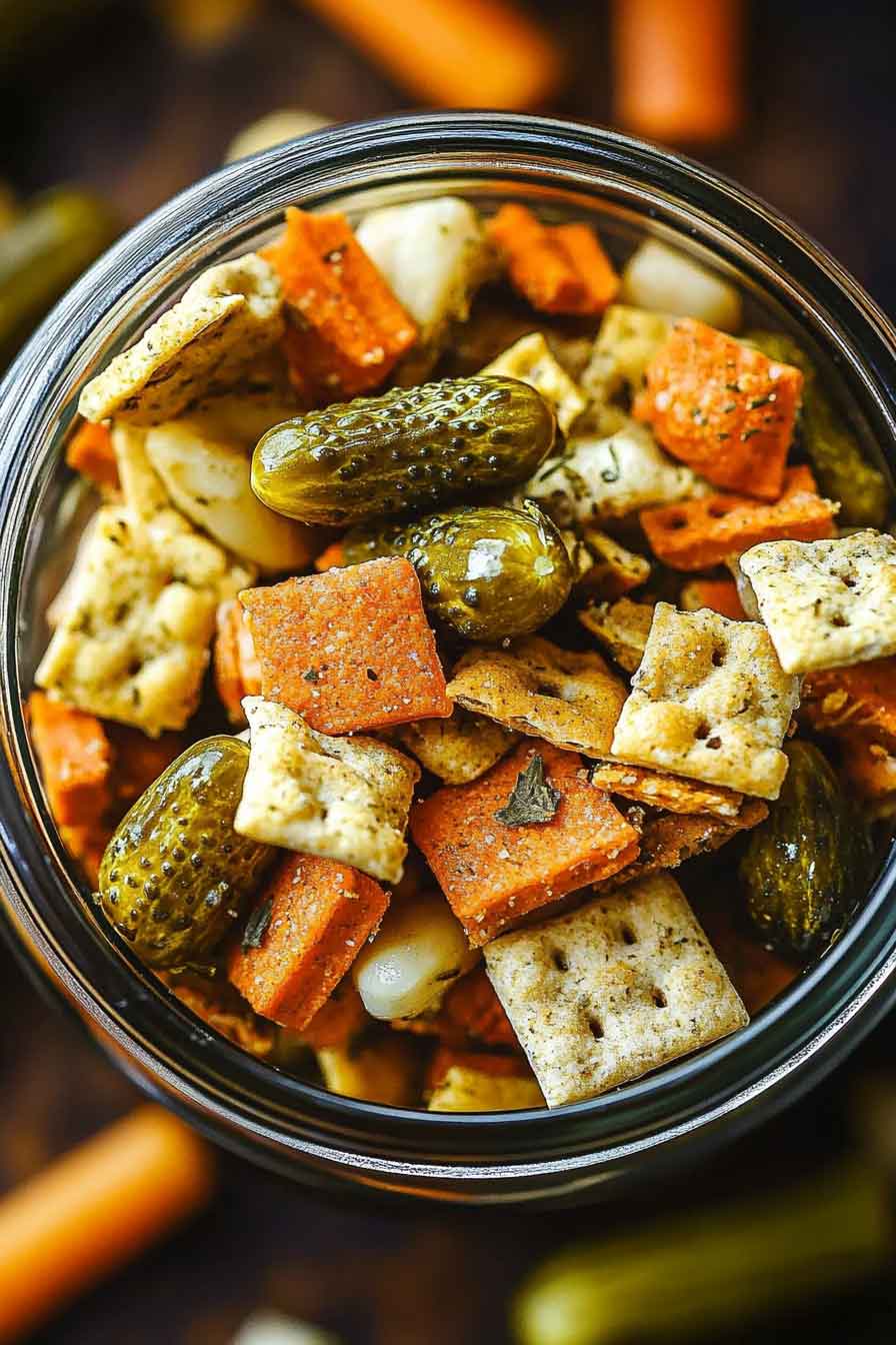 Dill Pickle Inspired Snack Mix: A Tangy, Crunchy Delight - My Cook Point