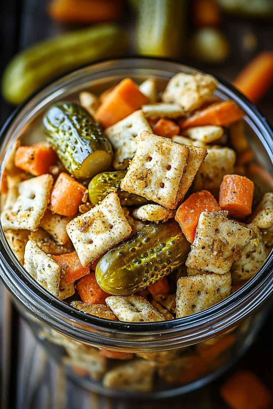 Dill Pickle Inspired Snack Mix: A Tangy, Crunchy Delight - My Cook Point