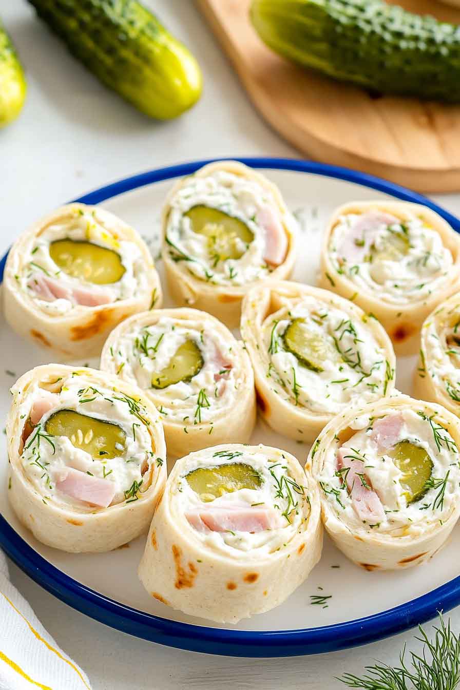 Dill Pickle Pinwheels - My Cook Point