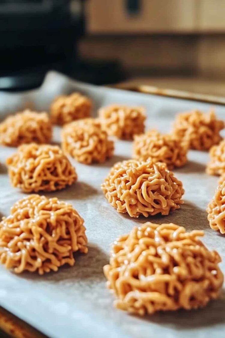 Easy No-Bake Peanut Butter Haystacks - My Cook Point