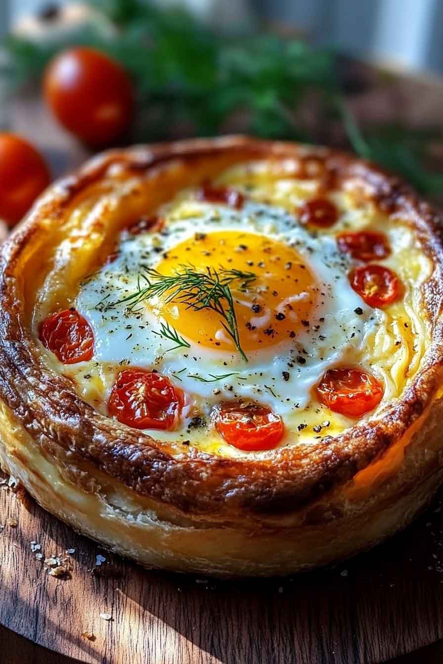 Egg and Cheese Stuffed Bazlama - My Cook Point