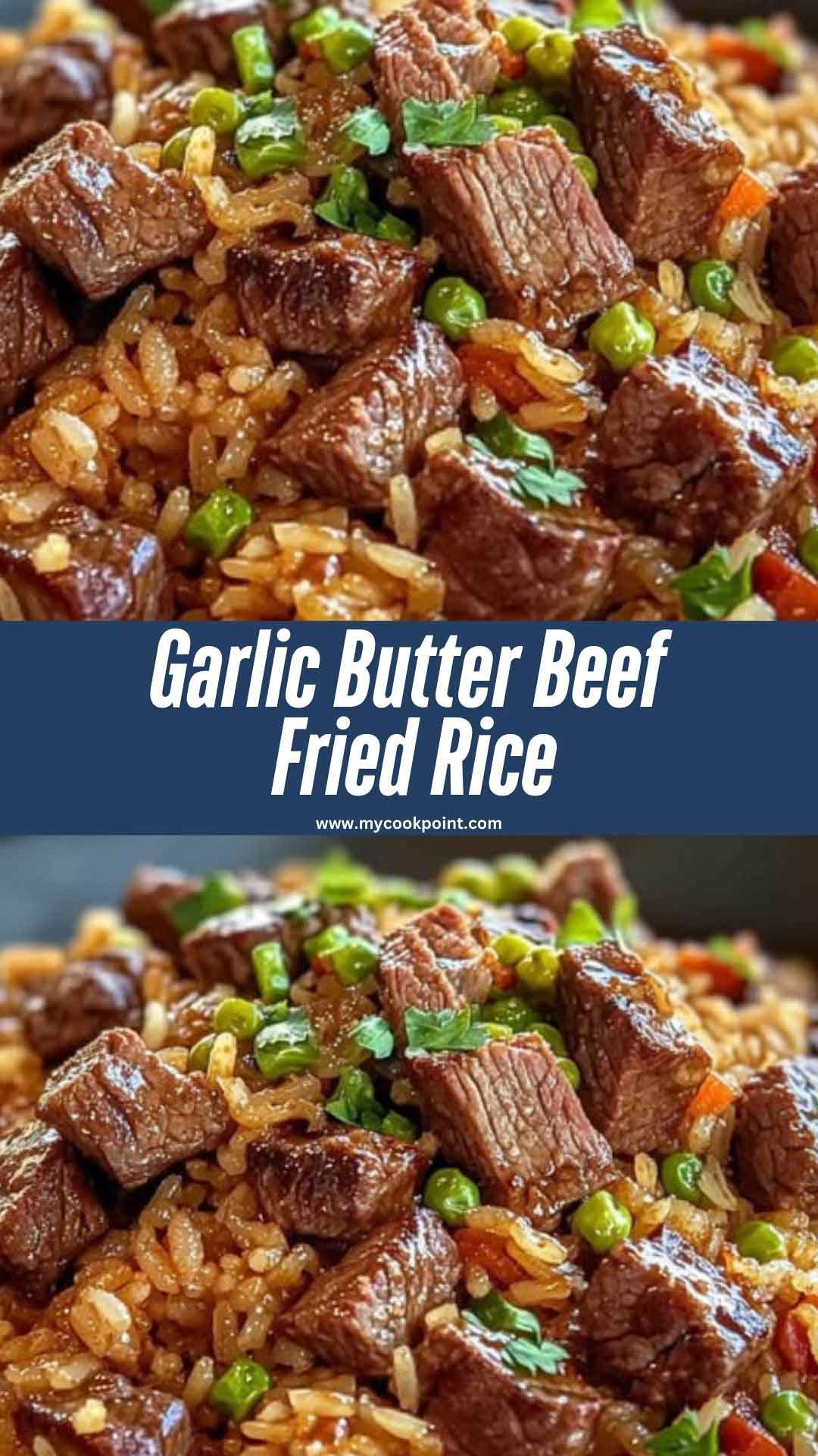 Garlic Butter Beef Fried Rice - My Cook Point