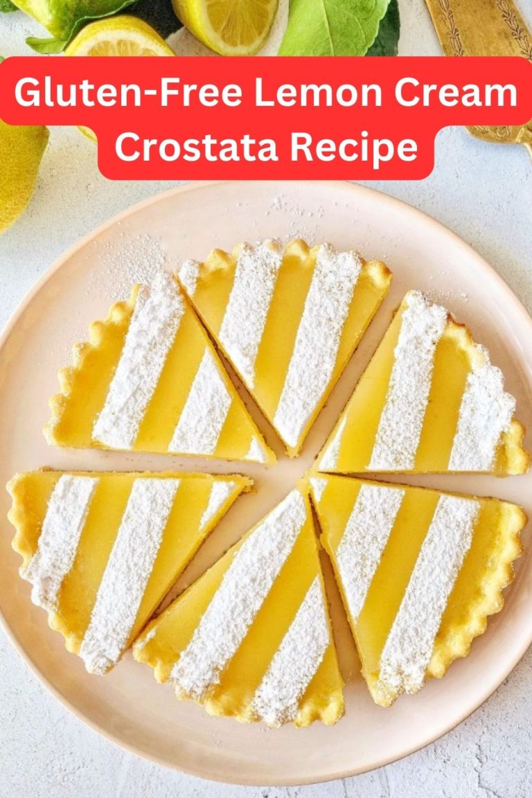 Gluten-Free Lemon Cream Crostata Recipe - My Cook Point