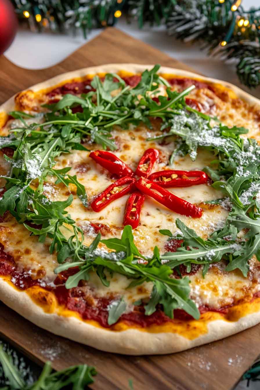 Holiday Wreath Pizza - My Cook Point