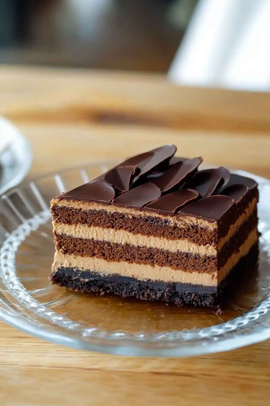 Layered Mocha Cheesecake - My Cook Point