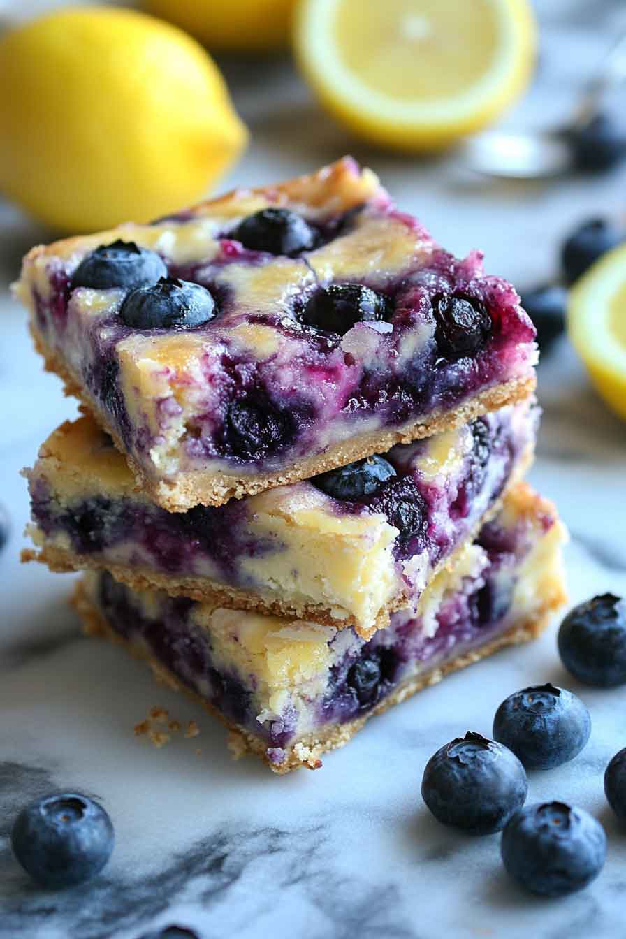 Lemon Berry Bars - My Cook Point