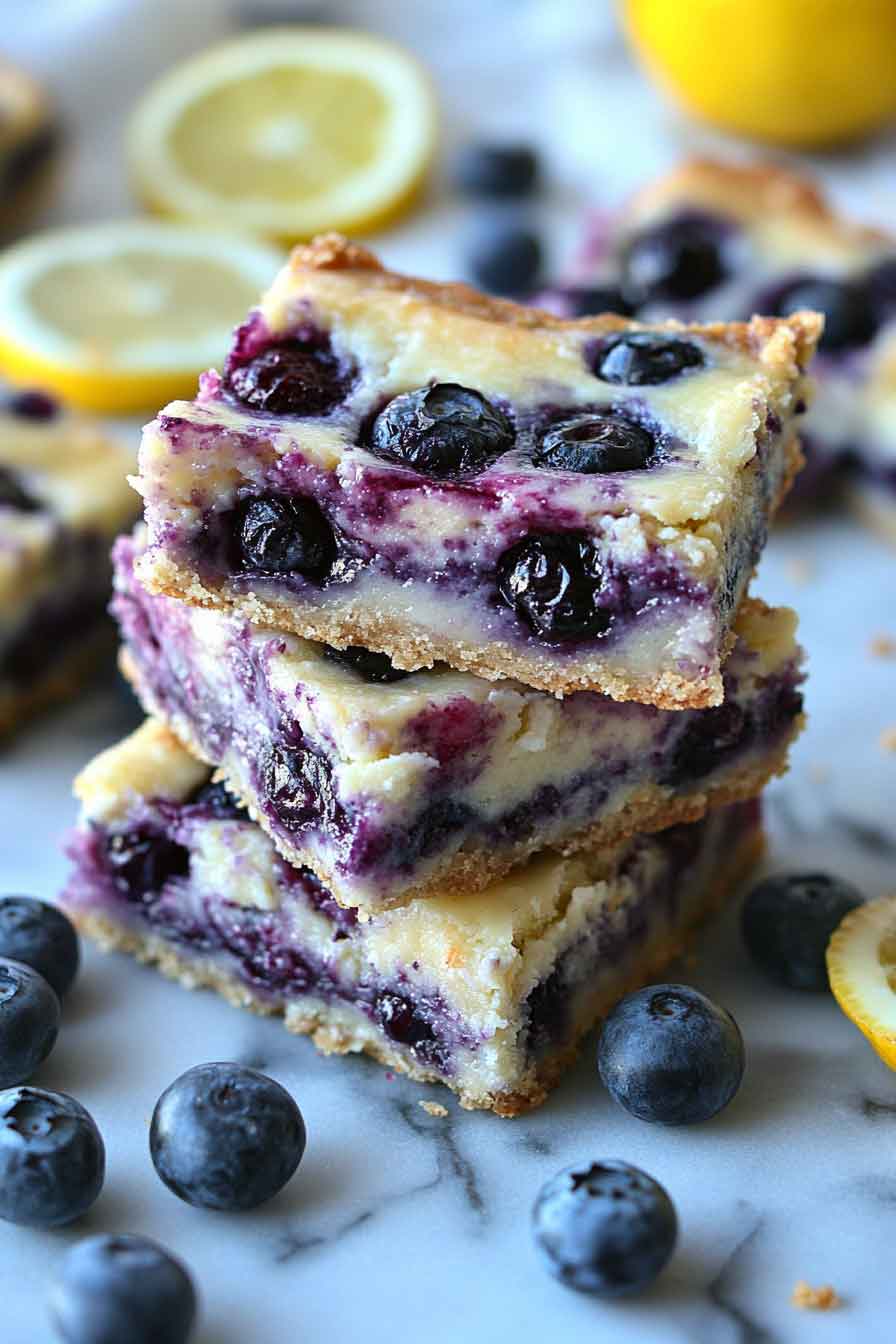 Lemon Berry Bars - My Cook Point