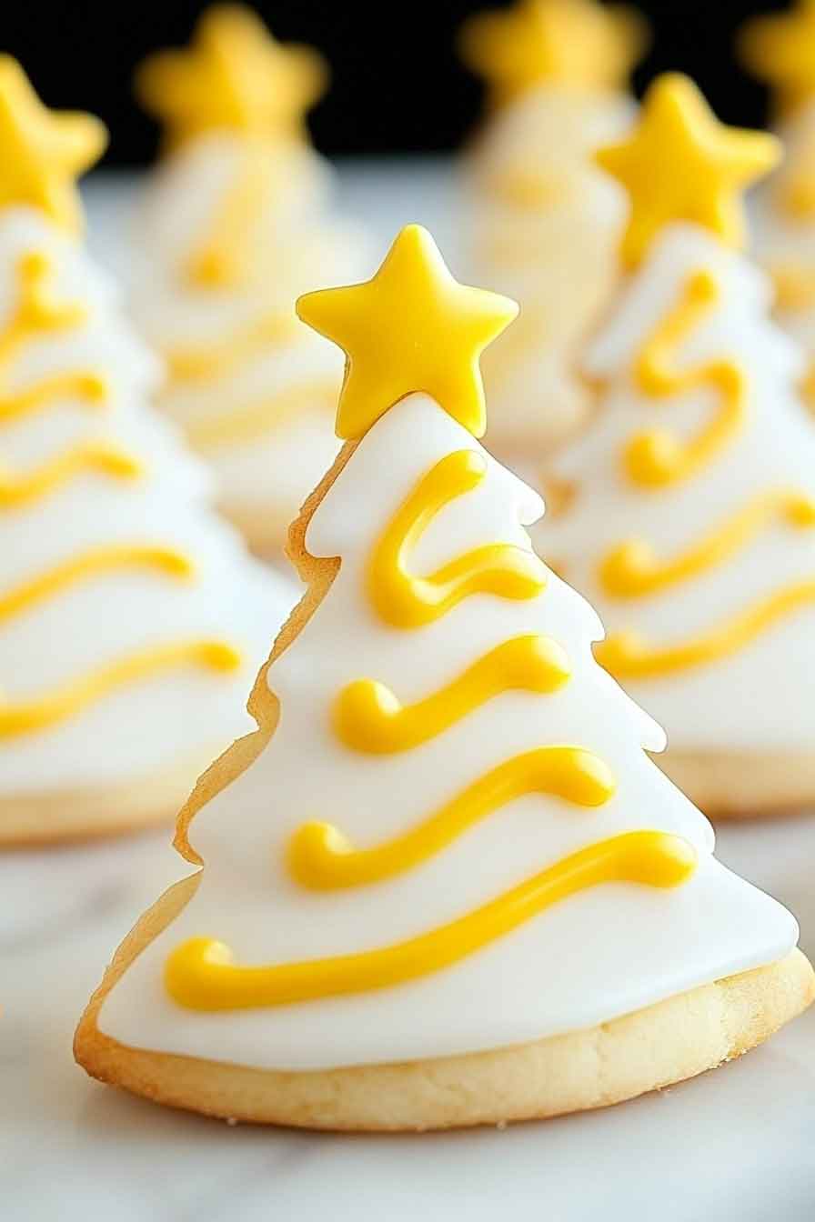 Lemon Glazed Christmas Tree Shortbread: A Zesty Holiday Delight - My ...