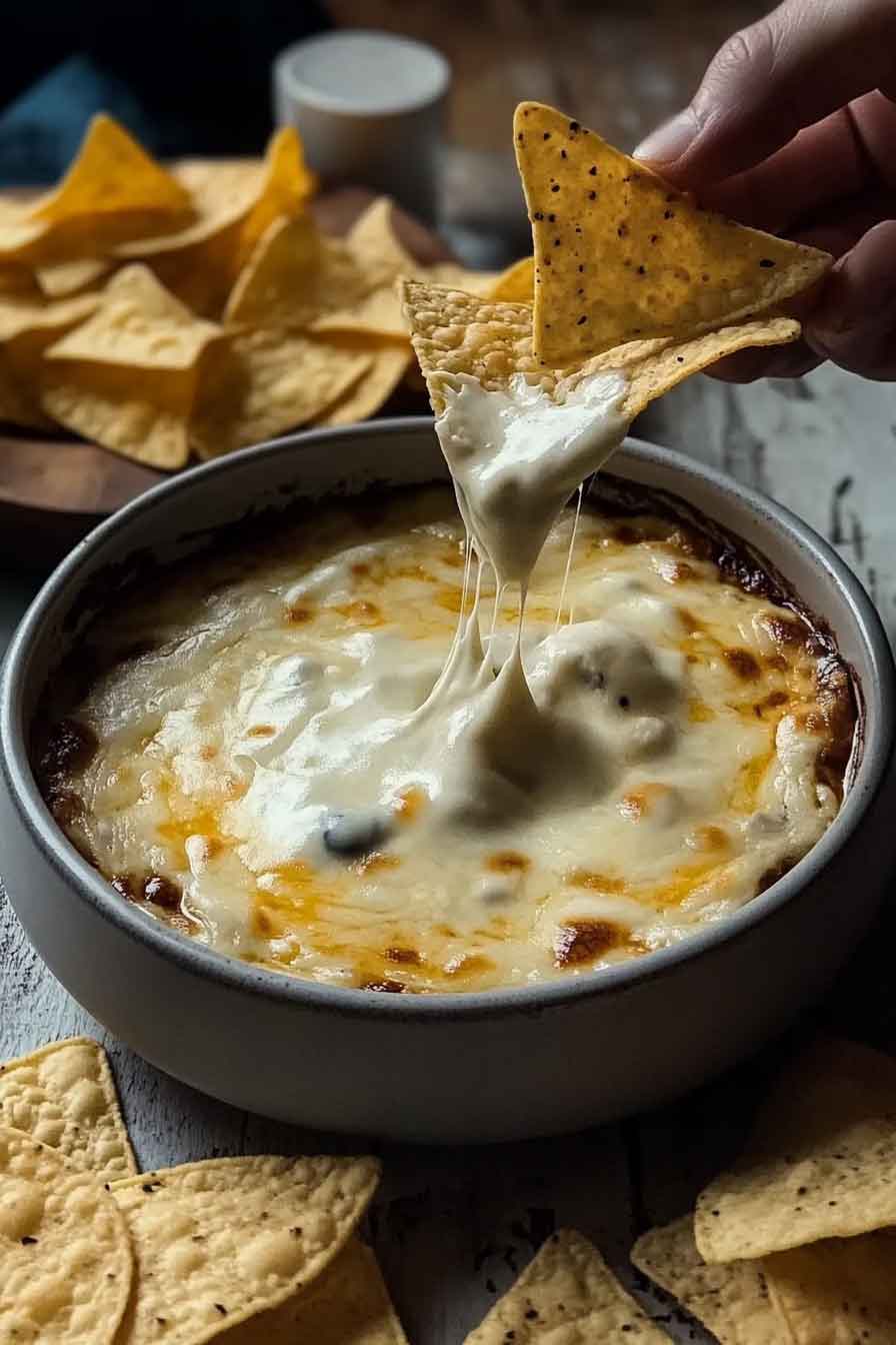 Mexican Restaurant Style White Cheese Dip - My Cook Point