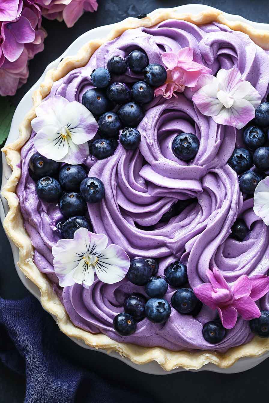 Midnight Blueberry Dream Pie Recipe - My Cook Point