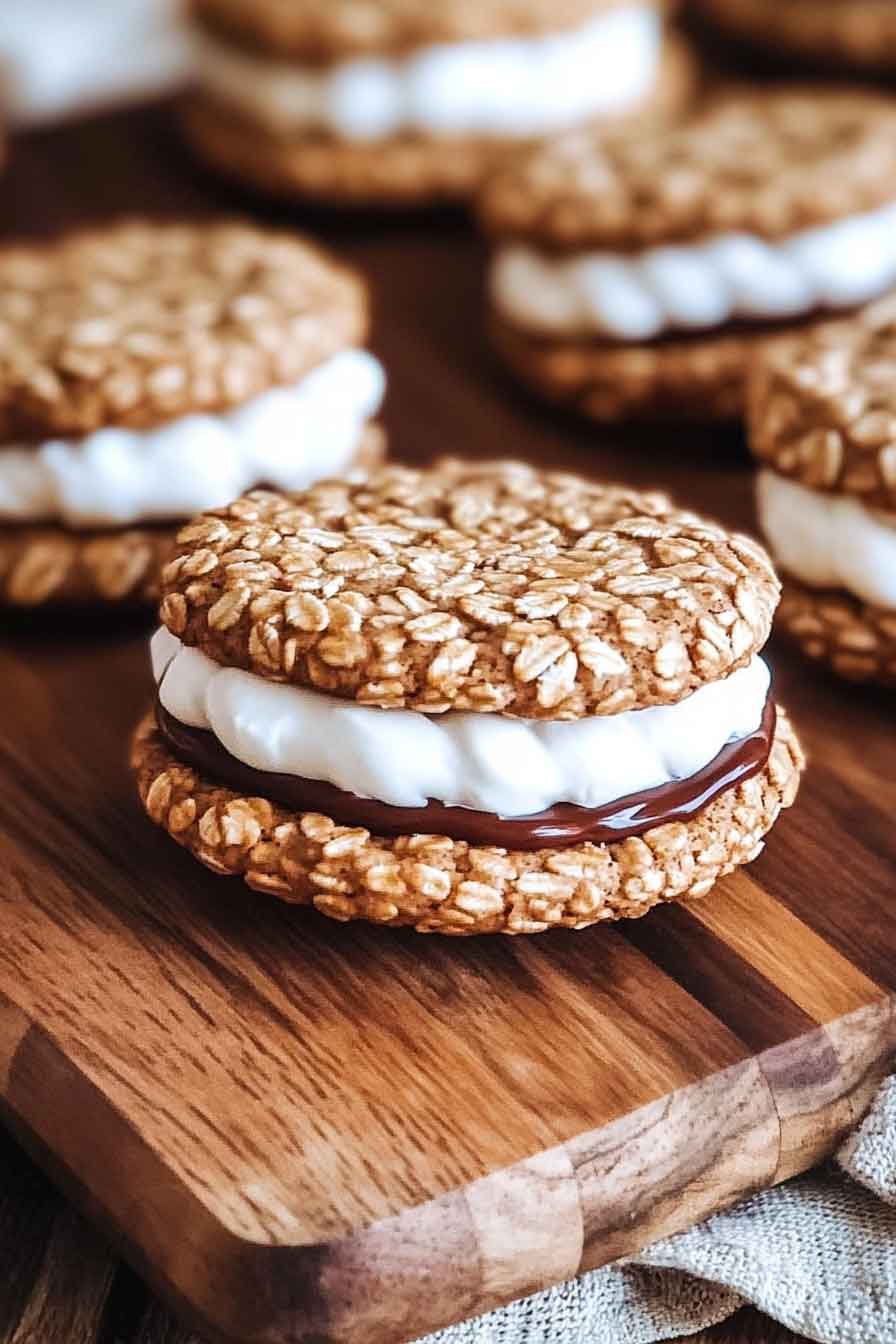Midnight Oatmeal Creme Pies - My Cook Point