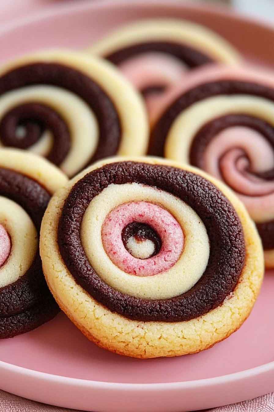 Neapolitan Swirl Cookies - My Cook Point