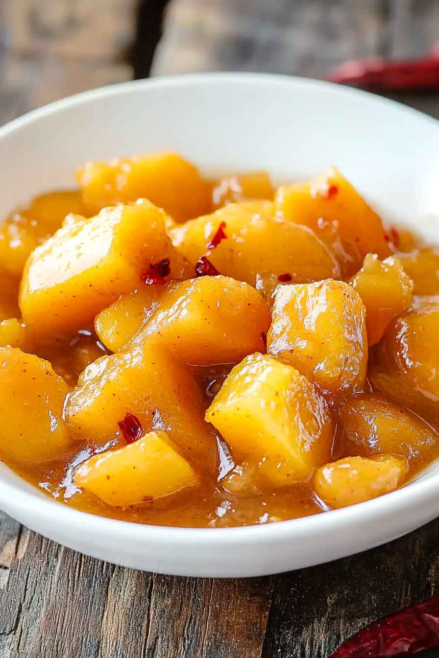Peach Ginger Chutney - My Cook Point