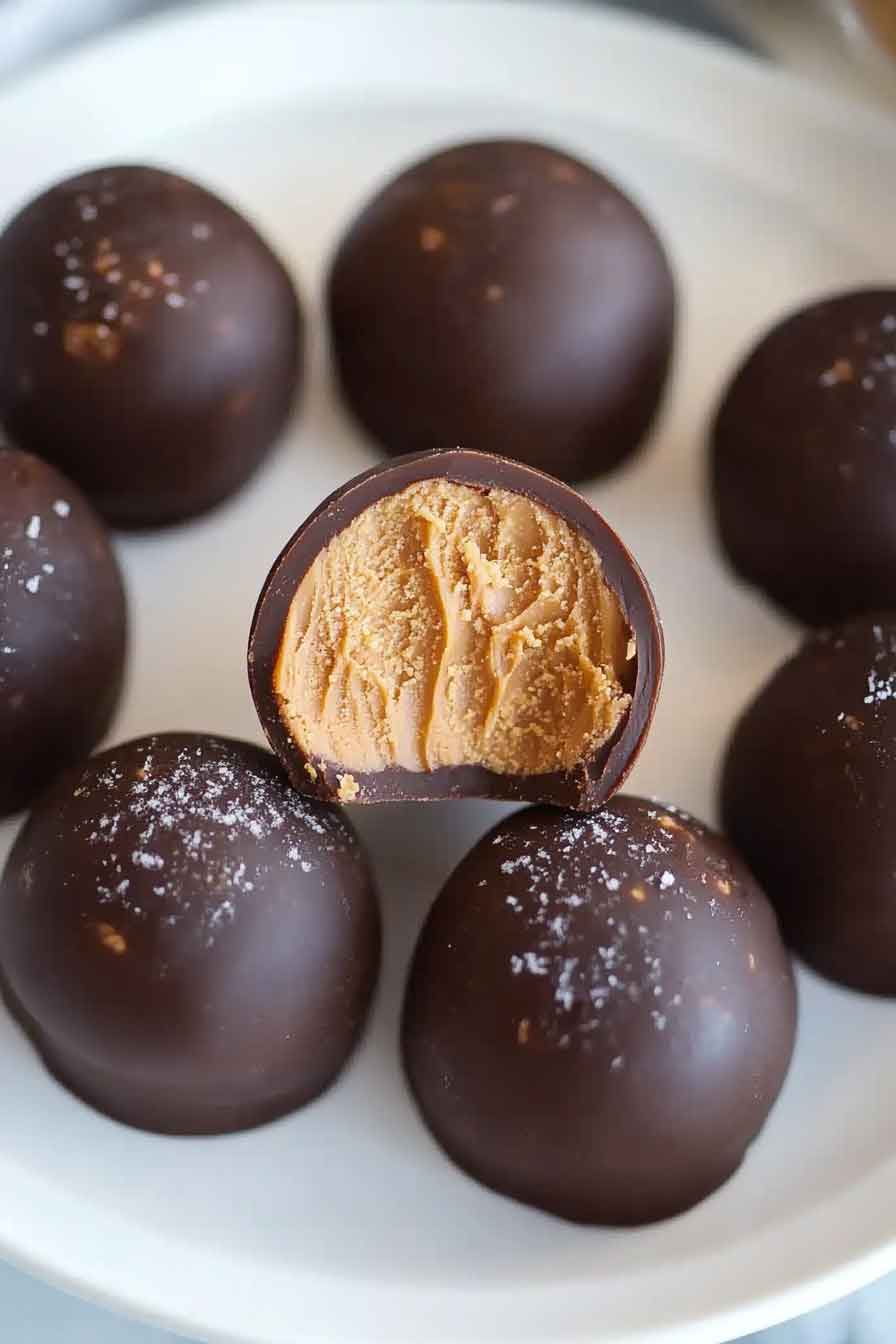 Peanut Butter Moon Truffles - My Cook Point
