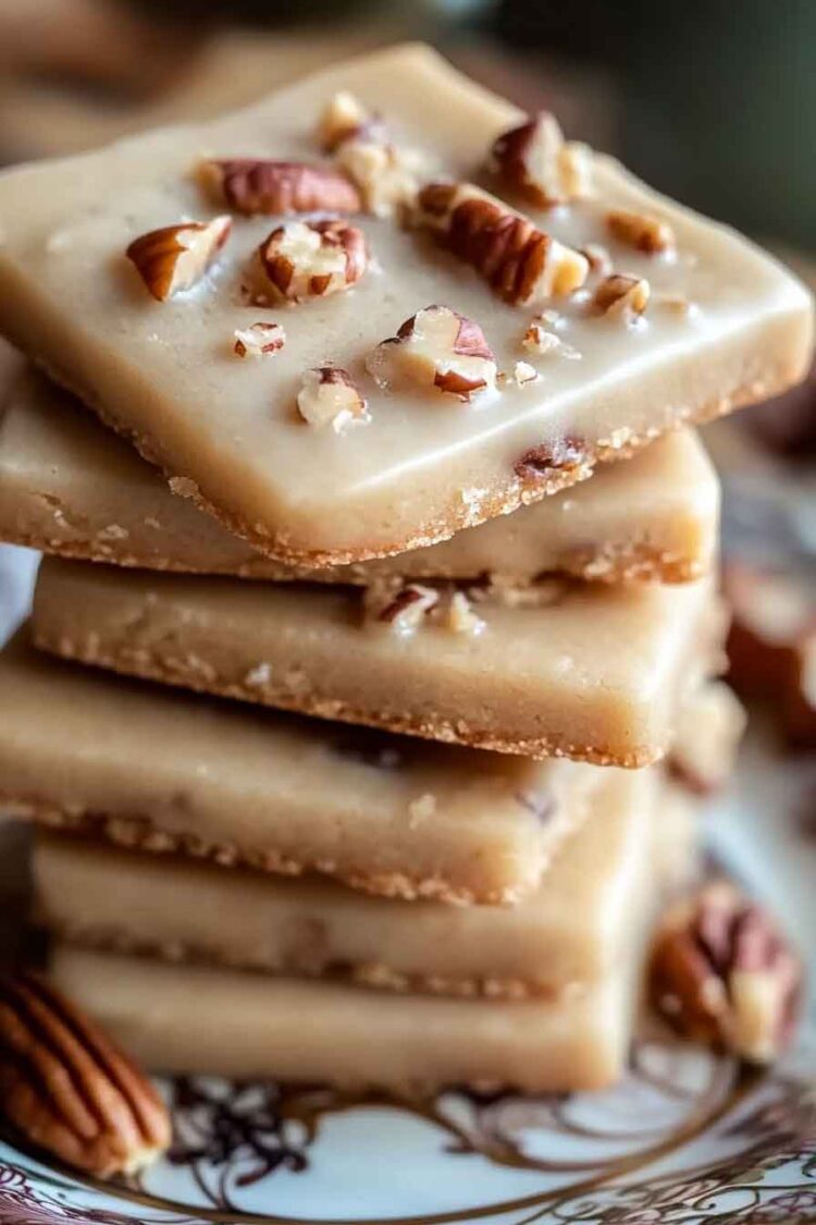 Pecan Maple Shortbread Cookies - My Cook Point