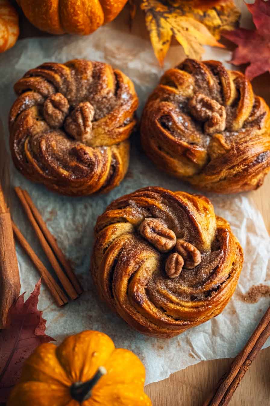 Pumpkin Spice Buns Recipe - My Cook Point