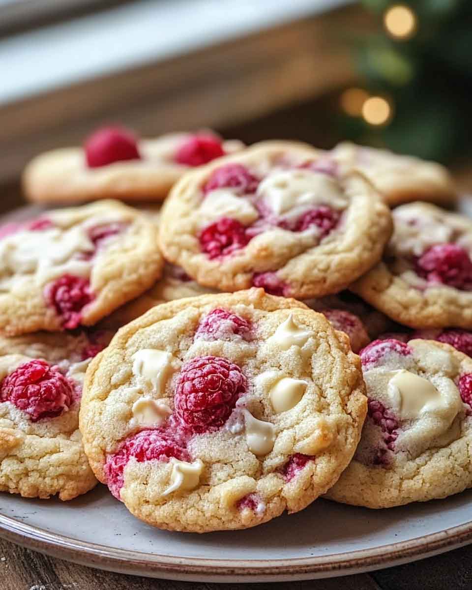 Raspberry Cream Cheese Cookies - My Cook Point