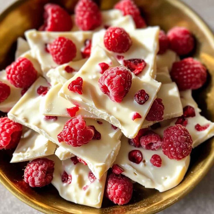Raspberry White Chocolate Bark Recipe - My Cook Point