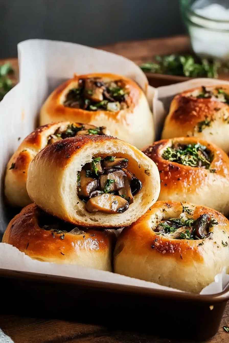 Savory Mushroom Buns - My Cook Point