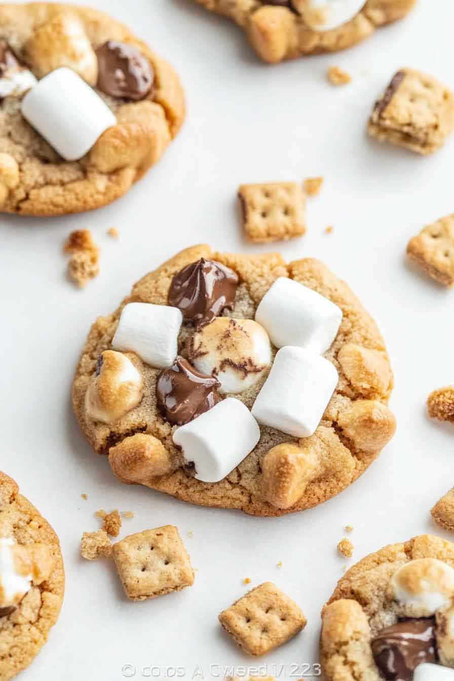 Smores Teddy Grahams Cookies - My Cook Point