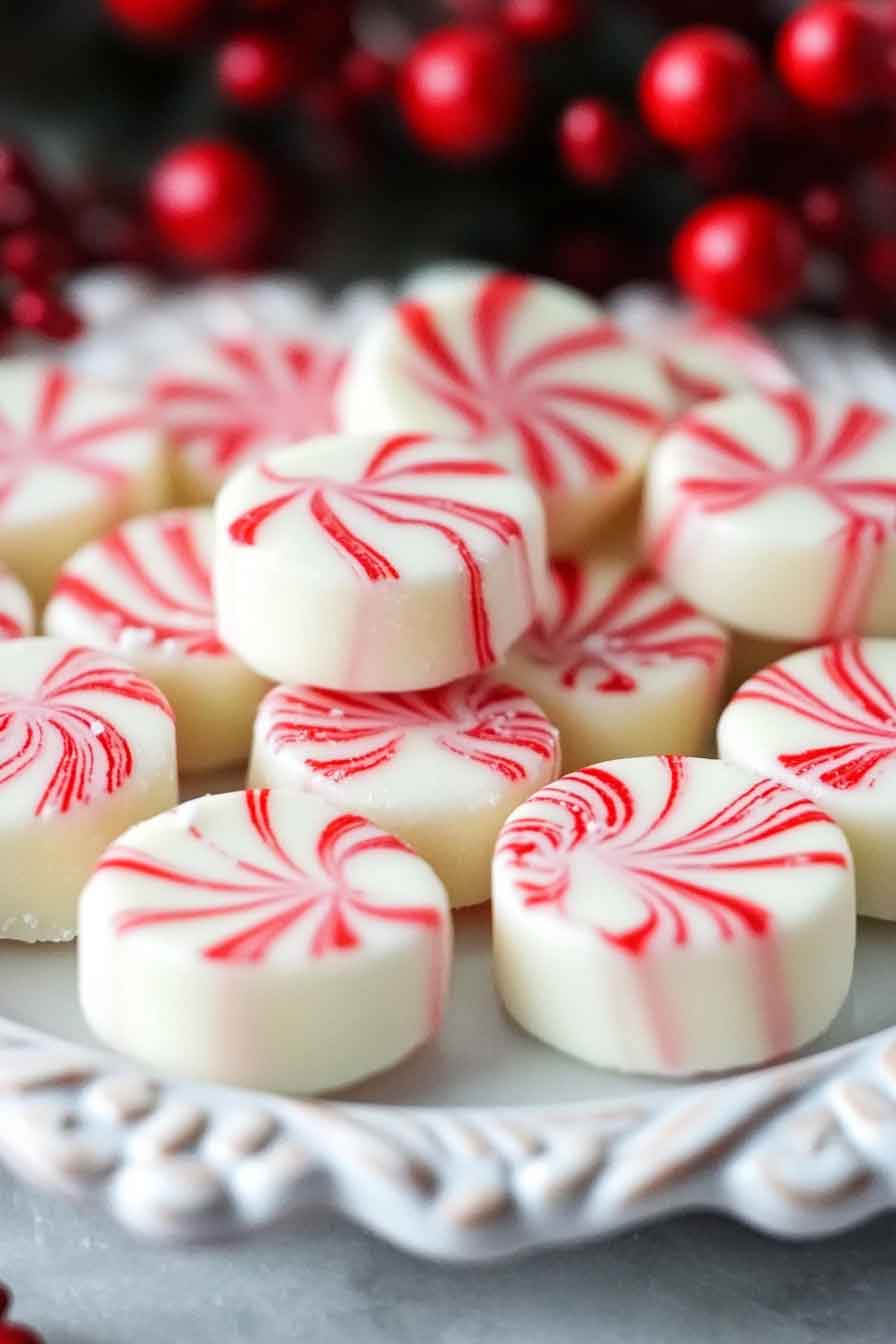 Soft Christmas Peppermints: Old-Fashioned Butter Mints Recipe - My Cook ...