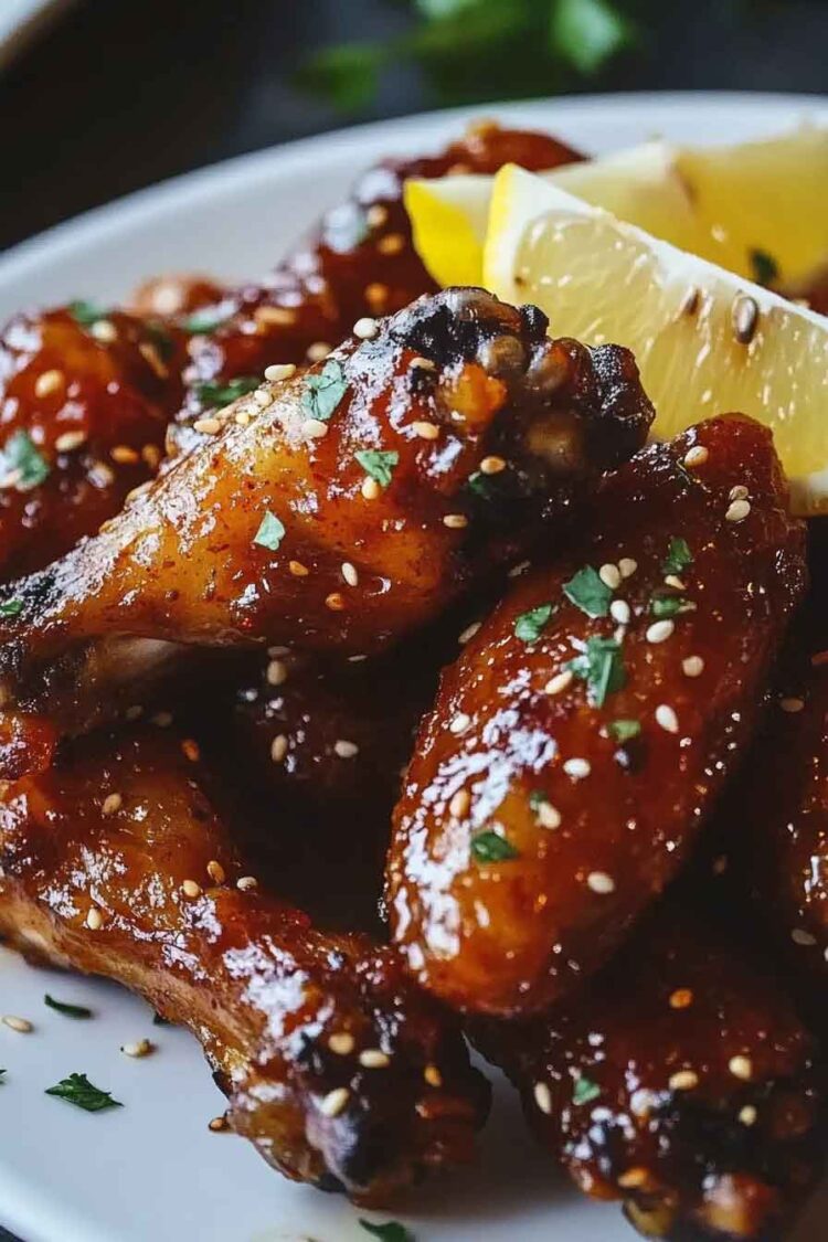 Spooky Lemon Pepper Wings Recipe - My Cook Point