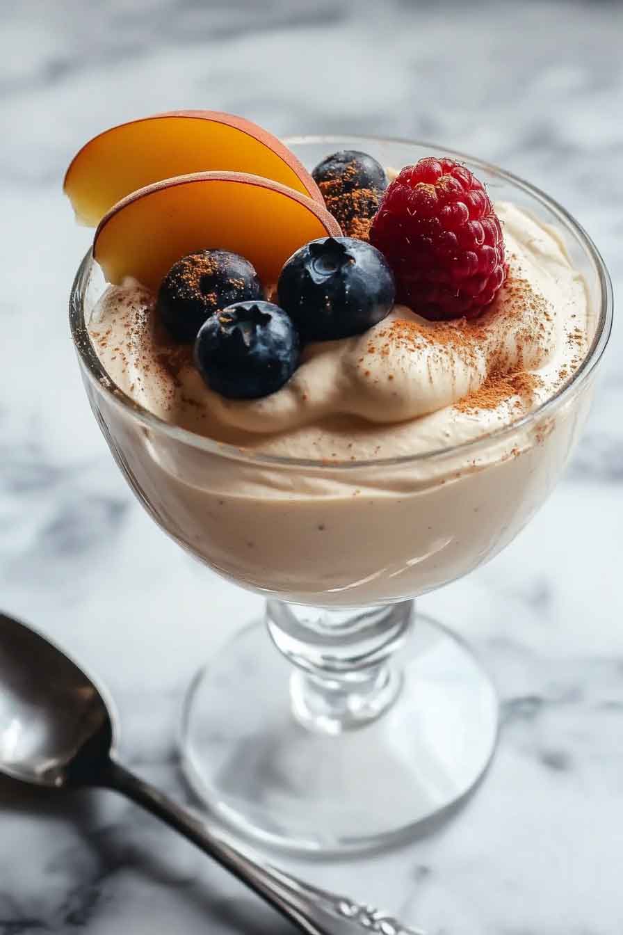 Vanilla Mousse With Spiced Autumn Fruits - My Cook Point