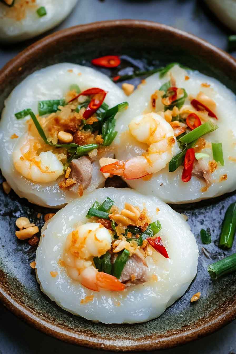 Vietnamese Steamed Rice Cakes - My Cook Point