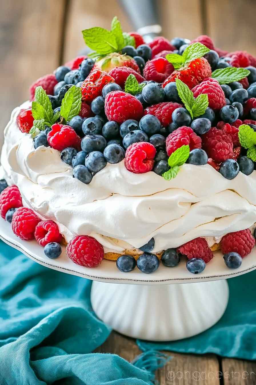 Berry Pavlova - My Cook Point