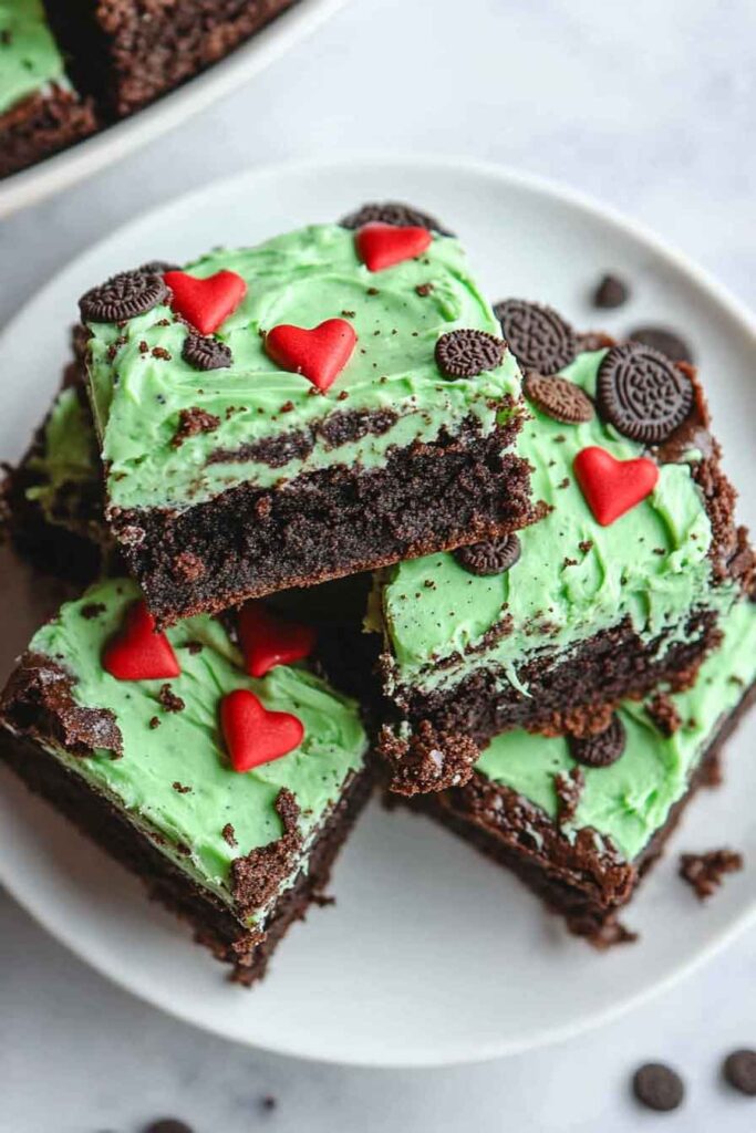 Grinch Brownies - My Cook Point